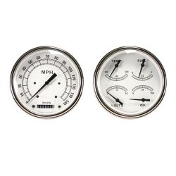 Classic White Series Gauge Sets